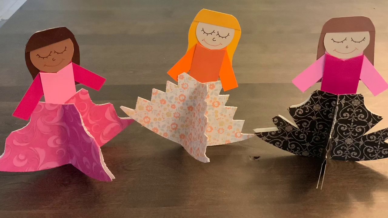 Paper Doll Tutorial - YouTube