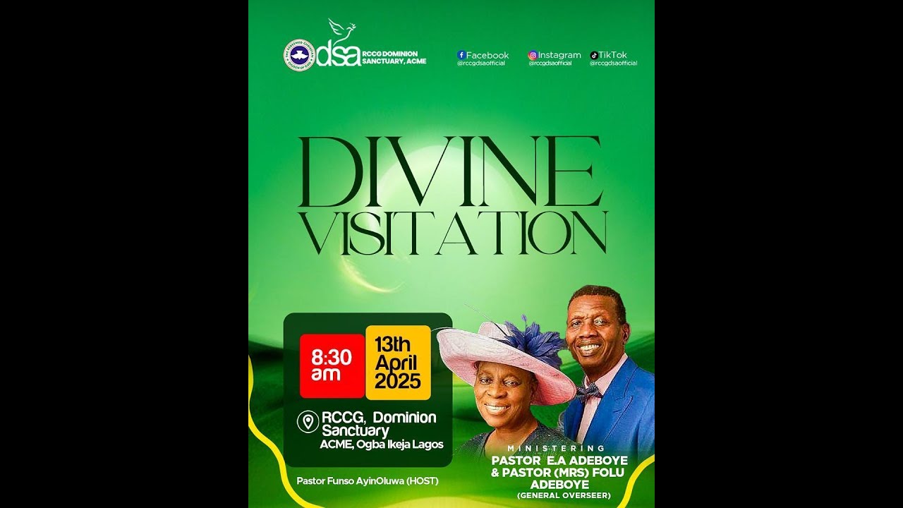 RCCG DOMINION SANCTUARY || DIVINE VISITATION - YouTube