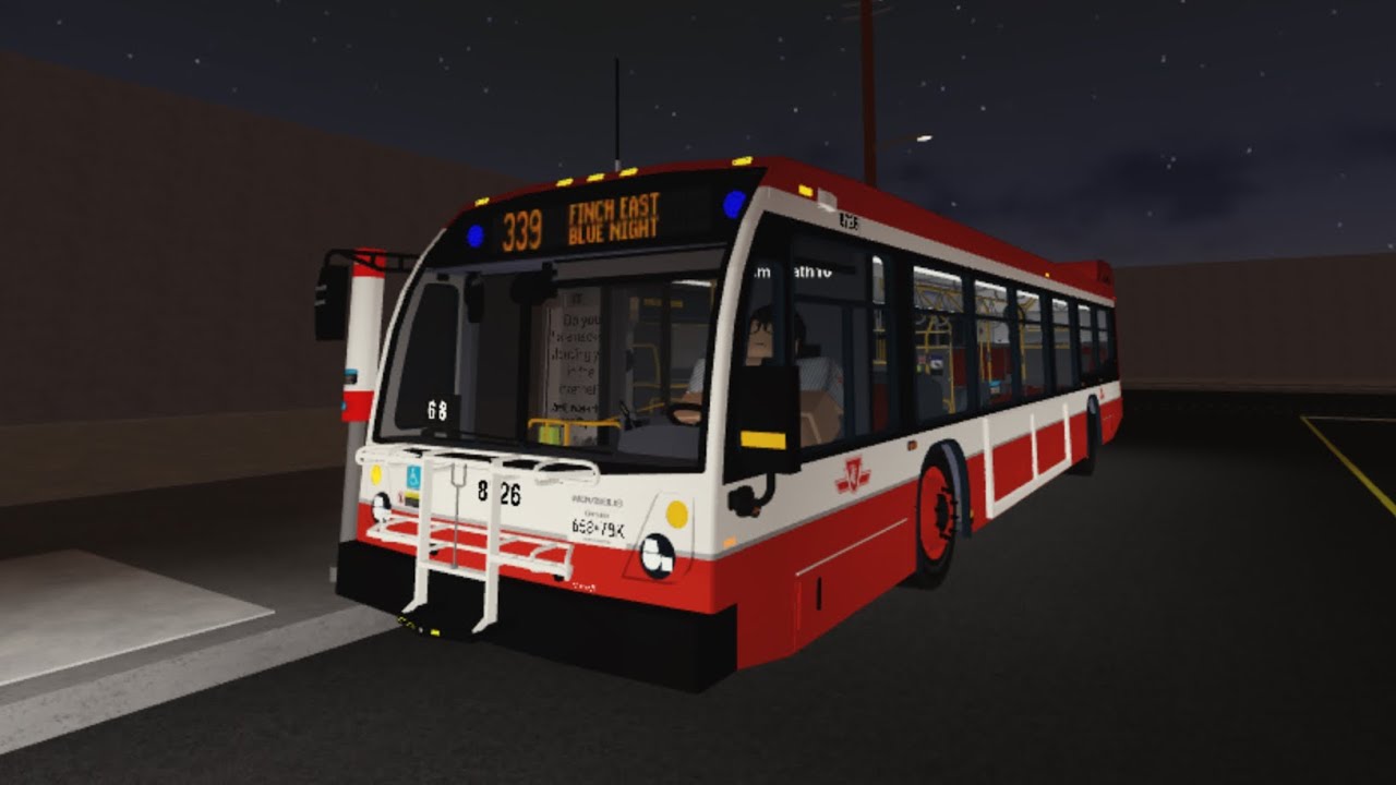 TTC | 2017 Novabus LFS 8726 Route 339 Finch East Blue Night to Finch ...