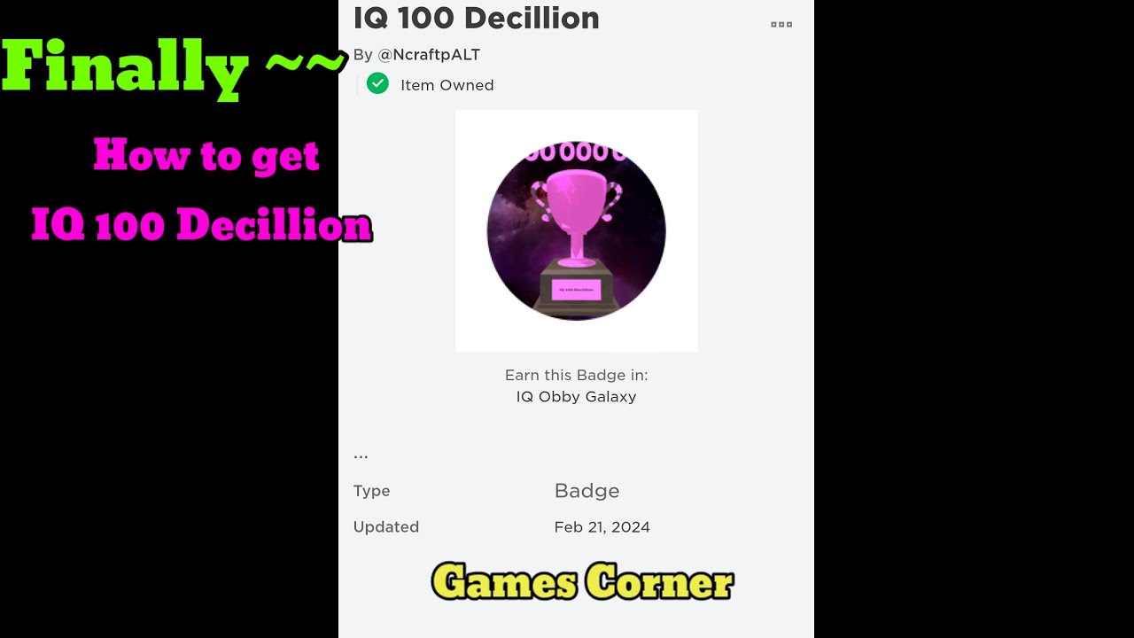 Finally 😭😭 I Got IQ 100 Decillion - YouTube