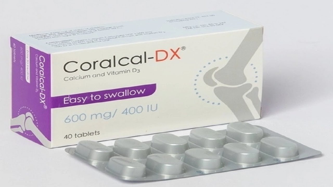 CoralCal-DX Tablet | 600 mg+400 IU | শরীরে ক্যালসিয়াম এর ভারসাম্য ...