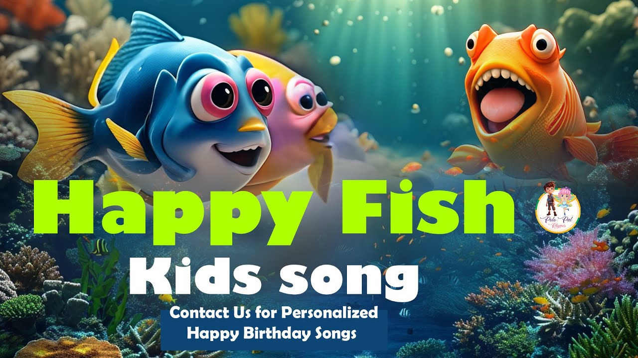 Happy Fish Kids Song | Polo Pal Rhymes #fishsong #littlefish #kidsvideo ...