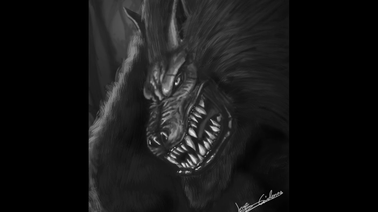 Speedpaint-"Werewolf" - YouTube