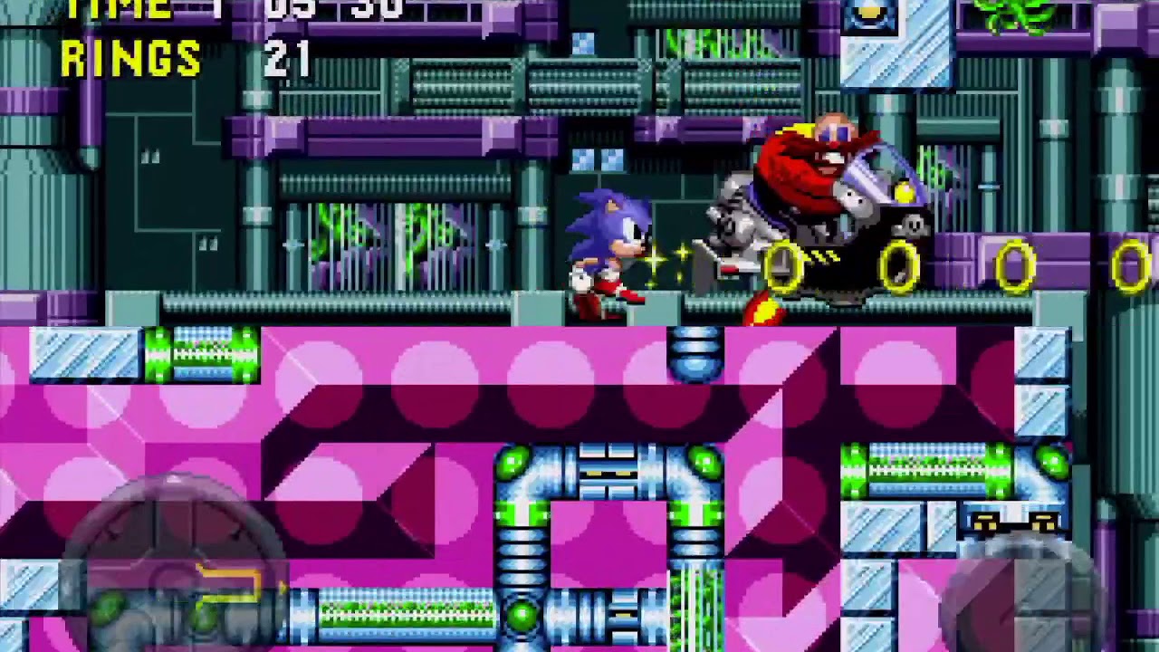 Sonic CD Tidal Tempest Boss Fight - YouTube