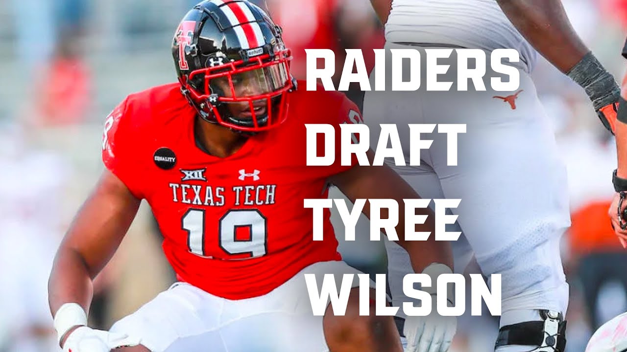 Las Vegas Raiders Select Tyree Wilson - YouTube