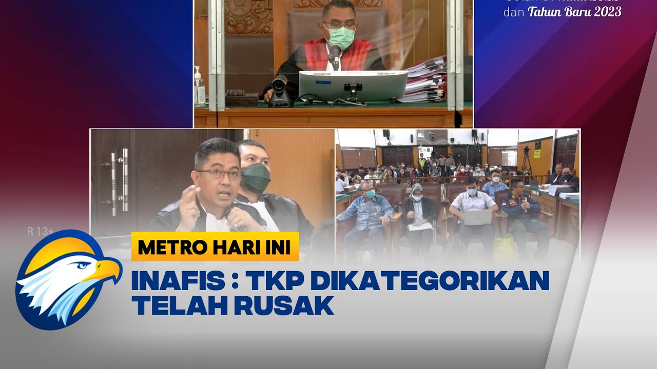 Tim Inafis : TKP Dikategorikan Telah Rusak - YouTube