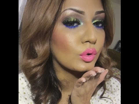 Green with a POP of BLUE!