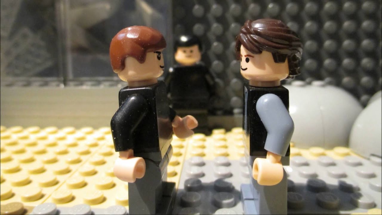 Lego guy runs into wall! - YouTube