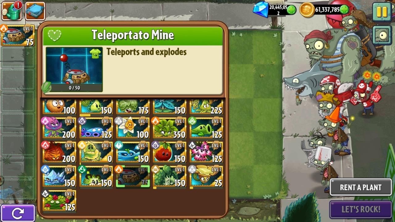 PLANTS VS ZOMBIES 2 #165 TELEPORTATO MINE - YouTube