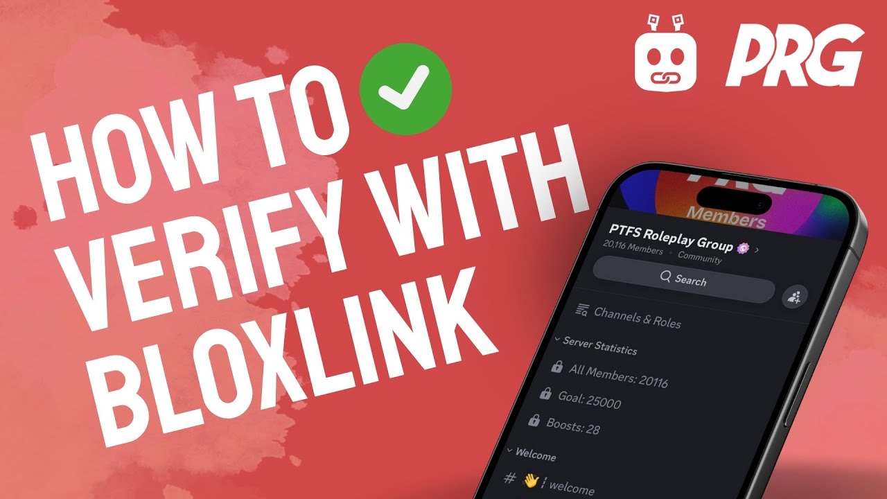 How to verify in PRG with Bloxlink! - YouTube