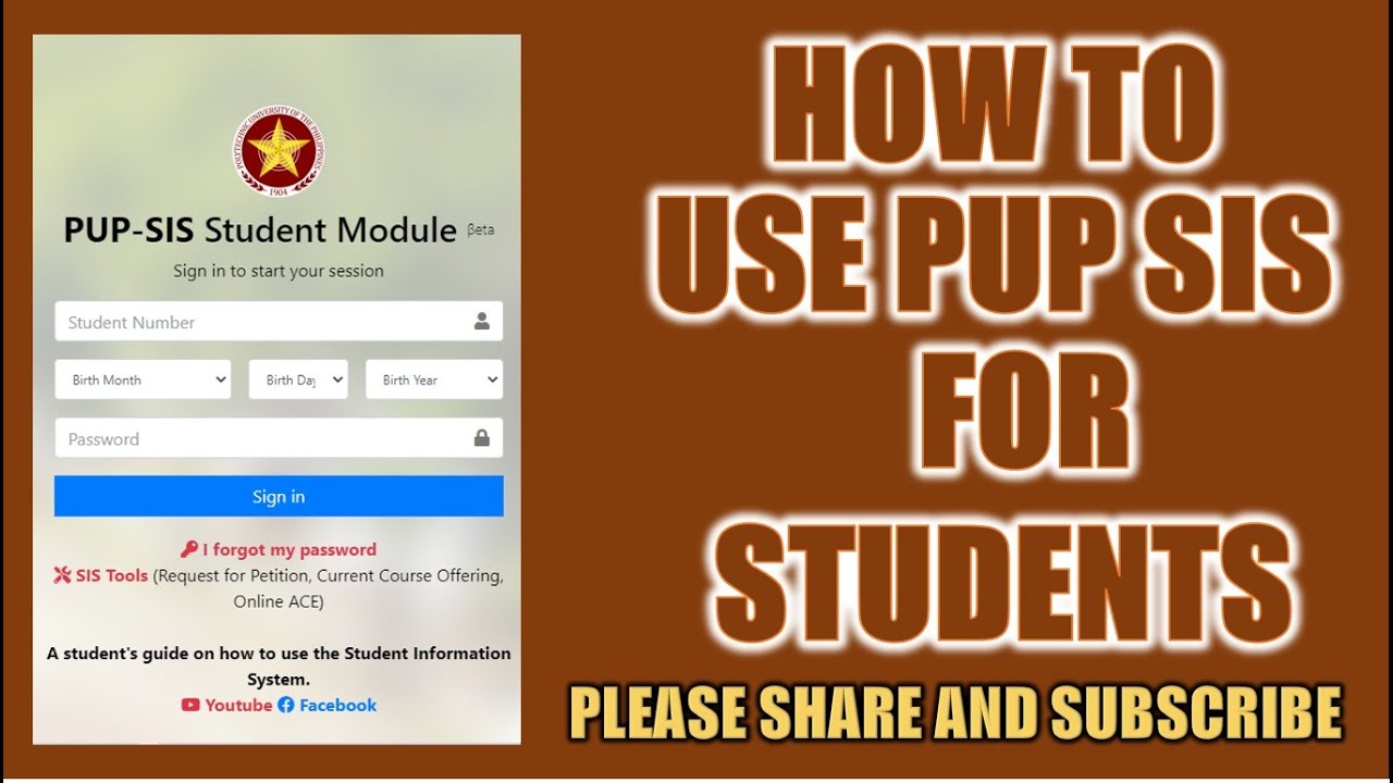 How To Use PUP SIS For Students | PUP Student Information System ...