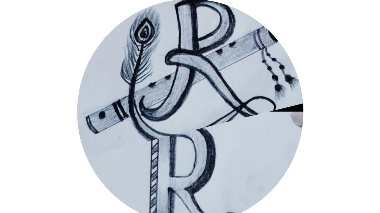 How to make R / R tattoo design // Best and different draw tattoo ...
