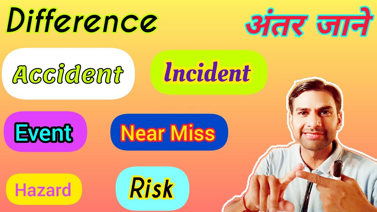 Difference among Accident, Incident, Near Miss, Hazard, Risk, Event ...