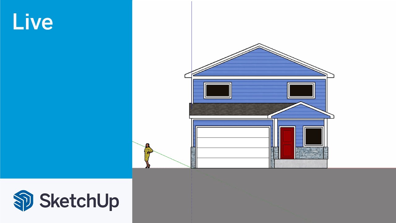 Modeling Building Facades in SketchUp Live! - YouTube