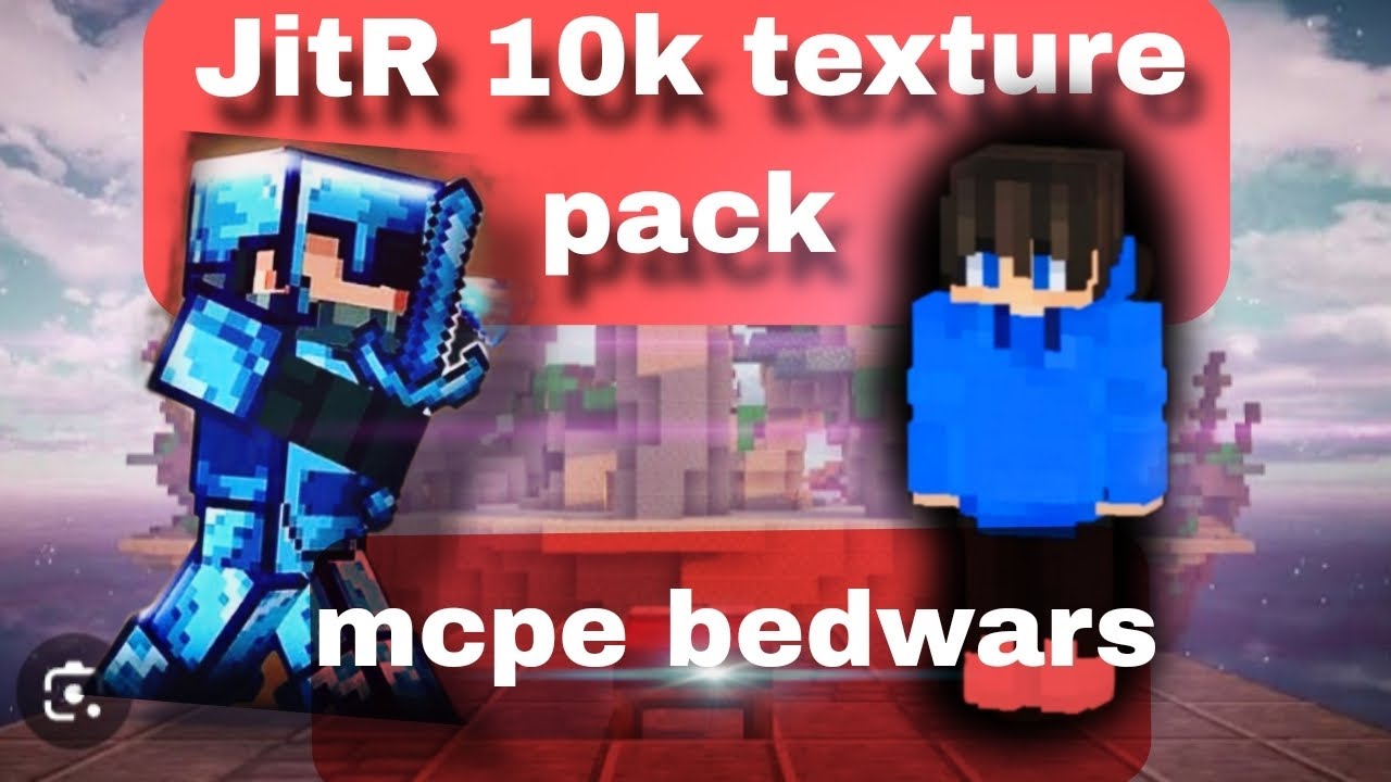 i tried jit 10k texture pack #minecraft #bedwars - YouTube