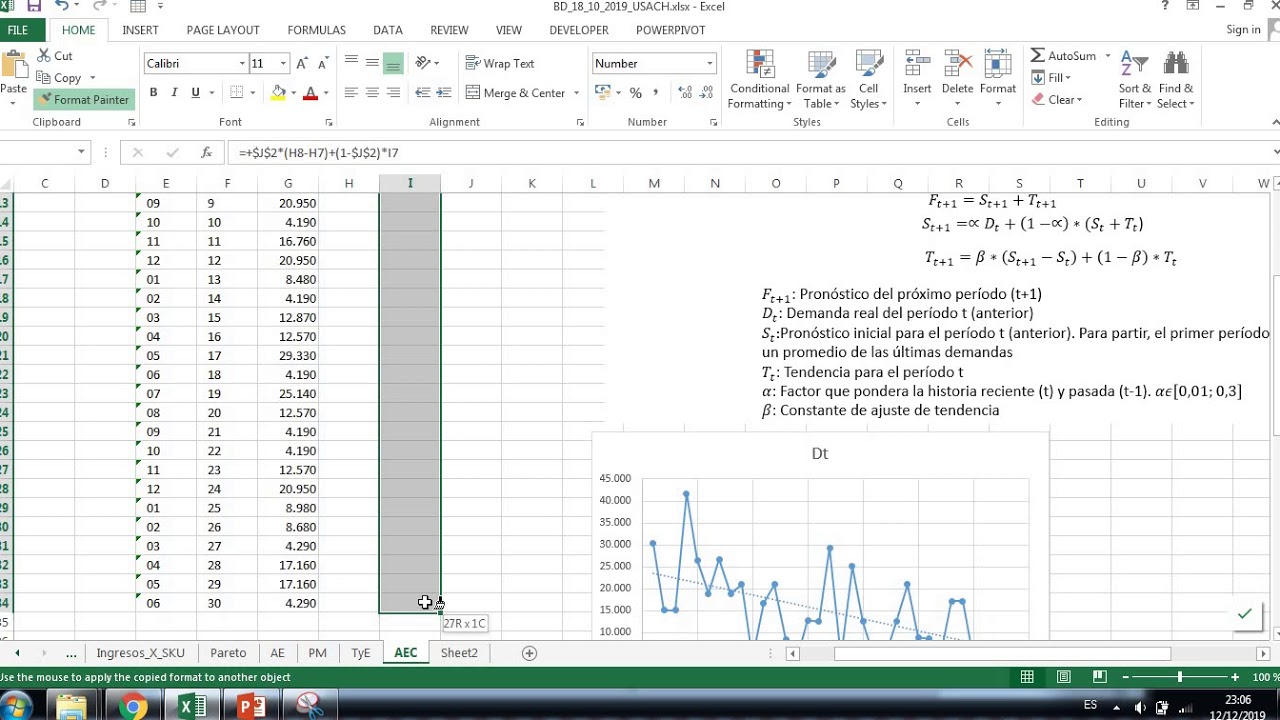 Ajuste Exponencial Corregido Por Tendencia - YouTube