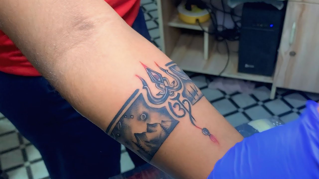 Trishul Handball Tattoo 🔱 - YouTube