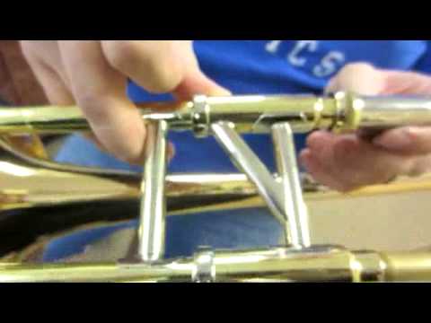 Ryan Heinlein playing a B.A.C. Modified Vintage Olds Recording Trombone ...