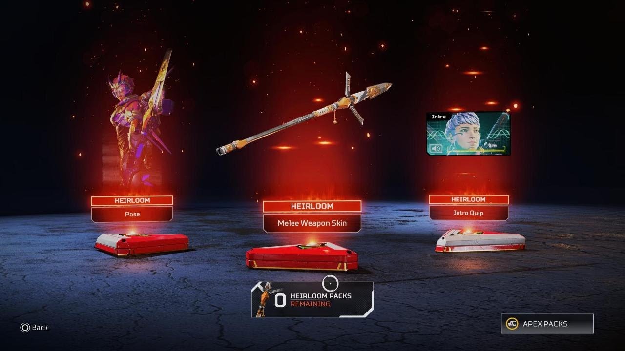 Apex Legends Unboxing Valkyrie Heirloom - YouTube