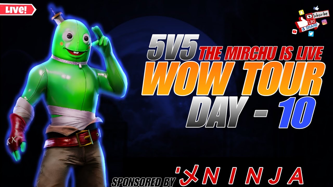 MIRCHU'S 5v5 wow TOURNAMENT DAY 10😁😁 THE MIRCHU PLAYZZZ is LIVE…! - YouTube