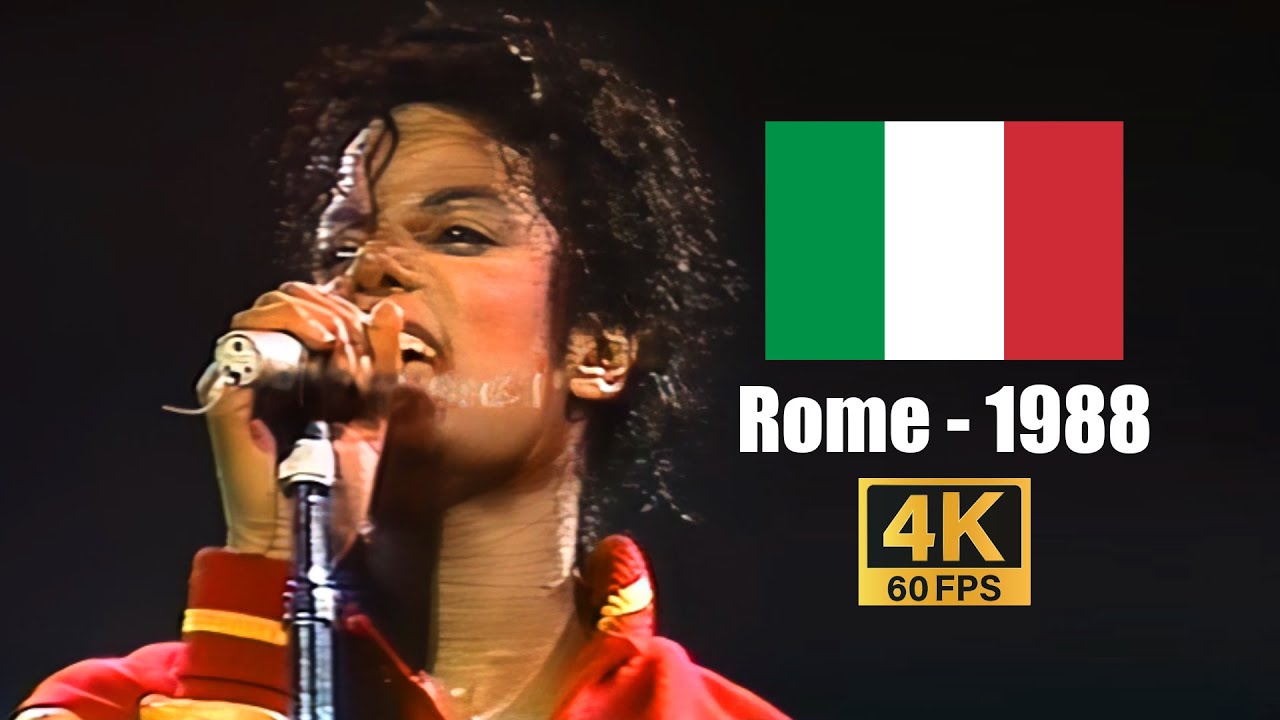 Michael Jackson | Thriller - Live in Rome May 23rd, 1988 (4K60FPS ...