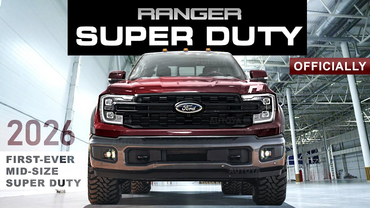 First-Ever Ford Ranger SUPER DUTY - OFFICIALLY: Coming in 2026 - YouTube