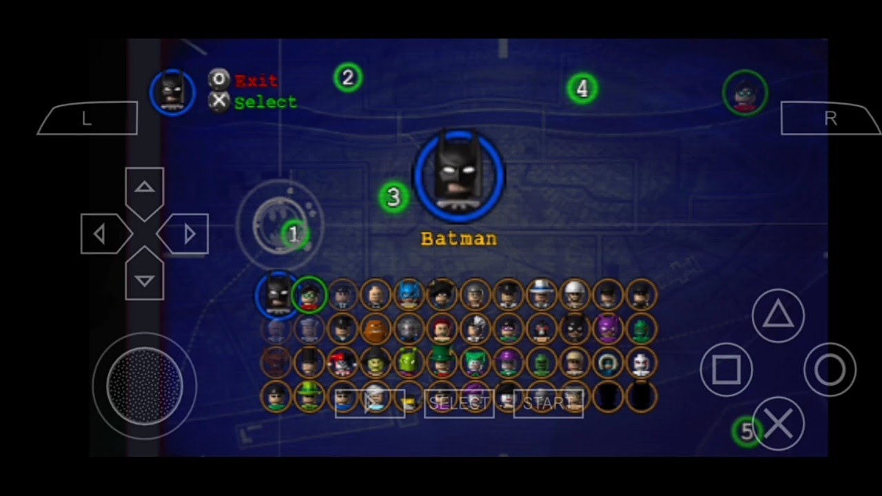 LEGO BATMAN - THE VIDEO GAME-PPSSPP-100% Completed - YouTube