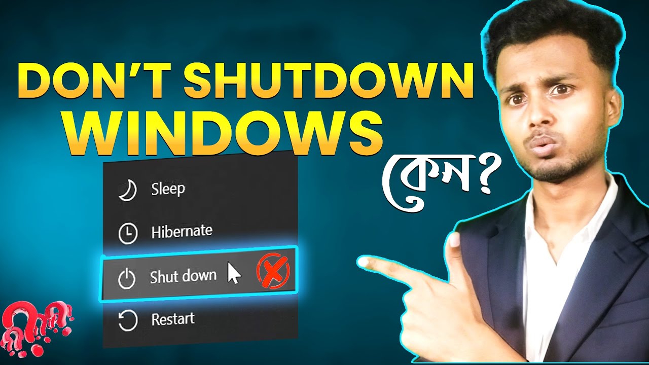 Do NOT ShutDown your PC and LAPTOP ! - YouTube