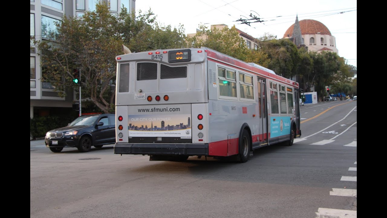 (Canon EOS Rebel T4i Test) SF Muni 2007 Orion VII OG HEV 8415 On route ...