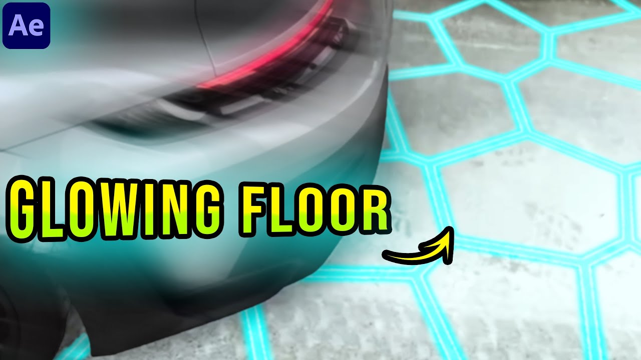 How To Make a Glowing Floor in After Effects - YouTube