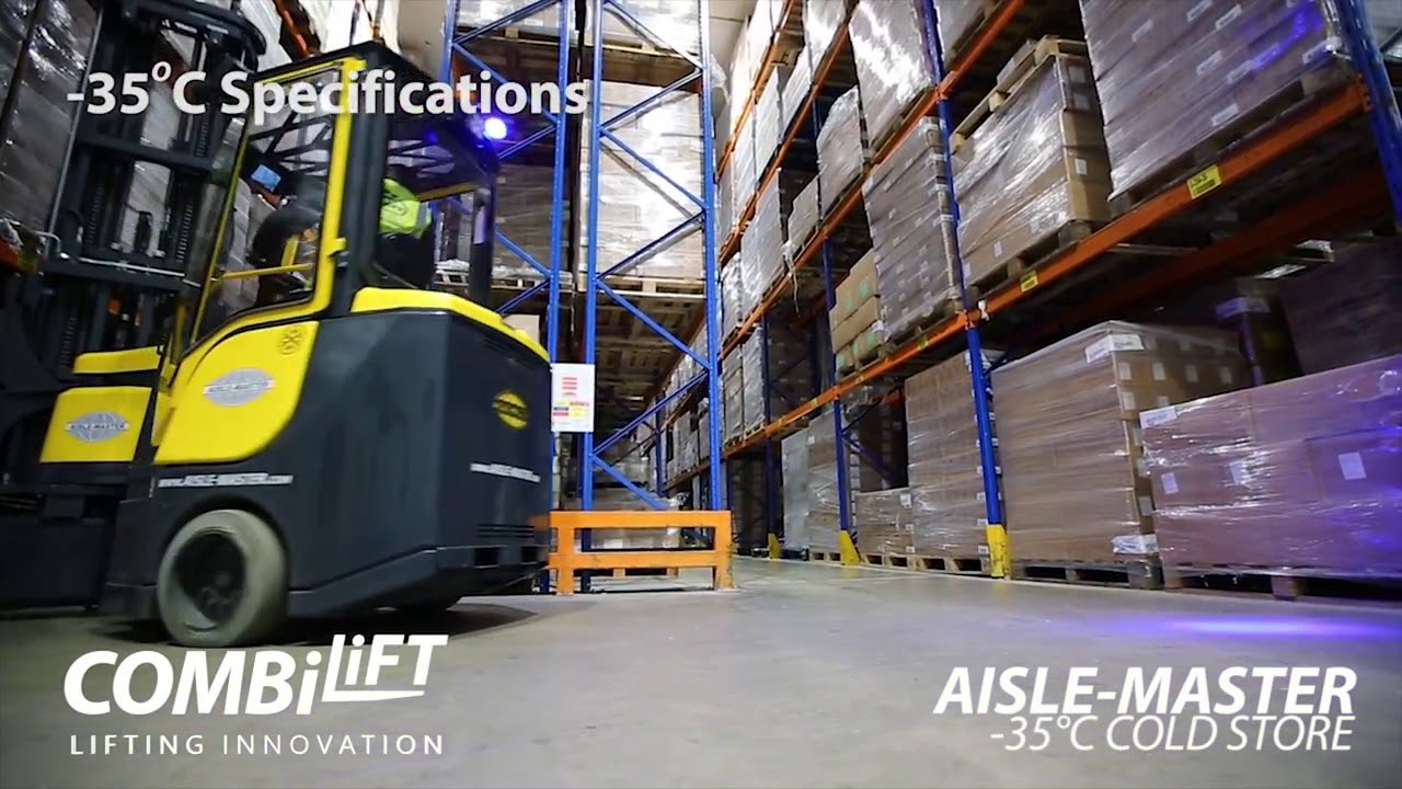 Aisle-Master Forklift - Lifting Innovation - YouTube