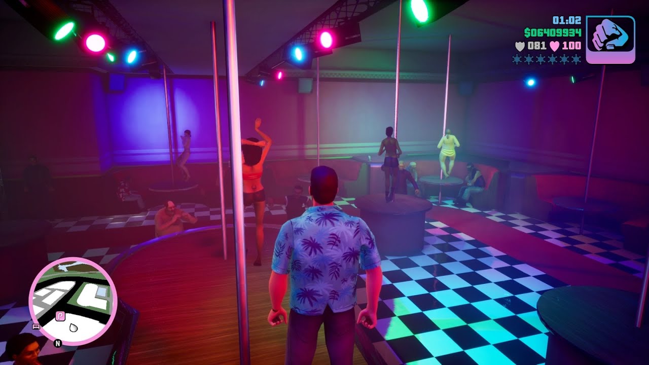 GTA Vice City Definitive Edition-Pole Position Club - YouTube