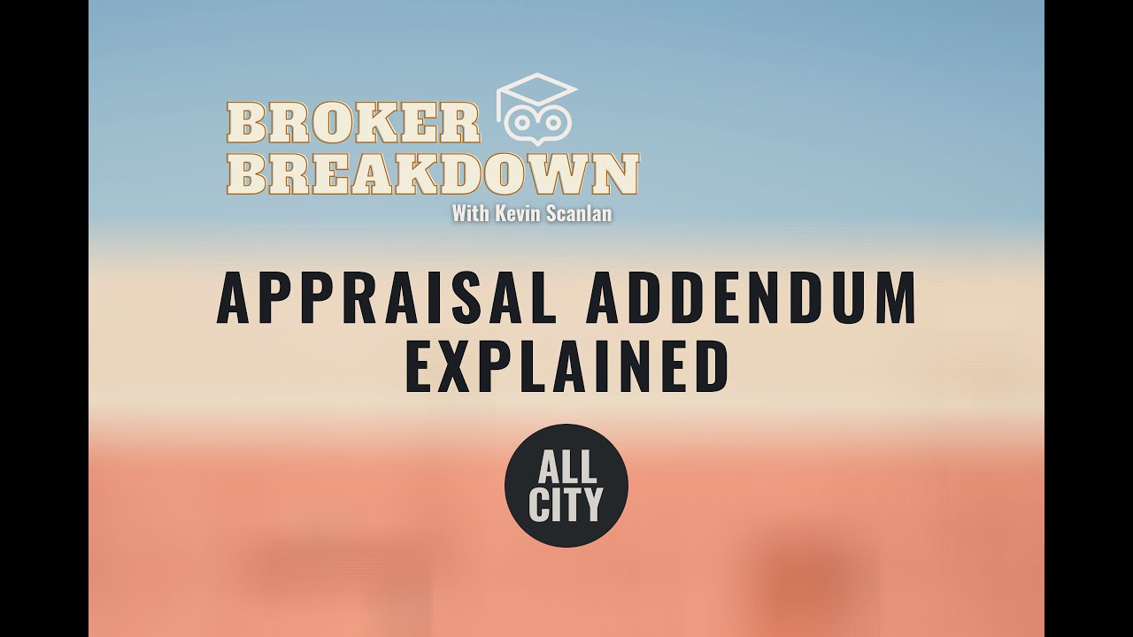 TREC Appraisal Addendum EXPLAINED - YouTube