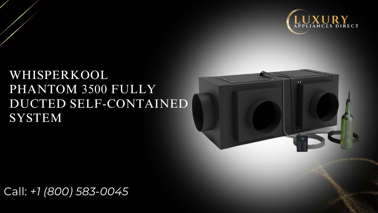 WhisperKOOL Phantom 3500 Fully Ducted Self-Contained System - YouTube