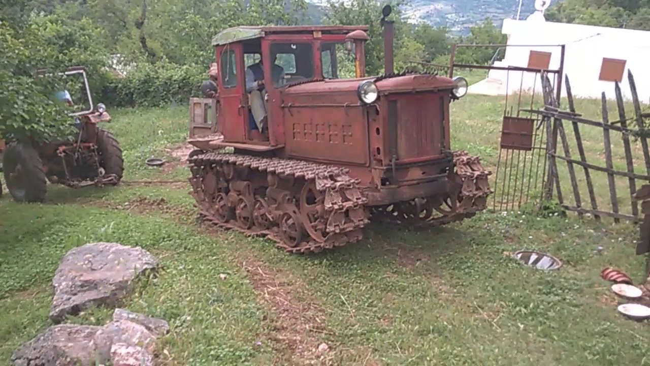 DT 75 tractor and T28 - YouTube