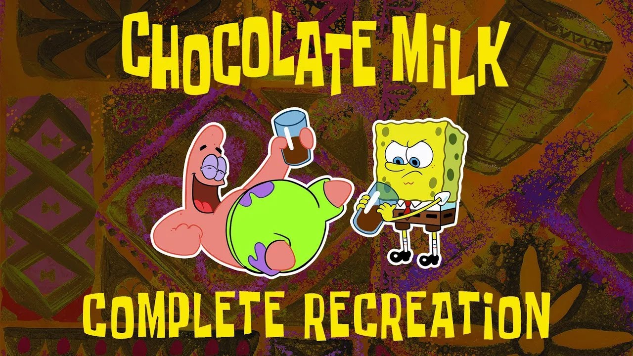 SpongeBob Got Chocolate Milk Commercial Recreation (REUPLOAD) - YouTube
