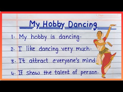 10 line essay on My Hobby Dancing in English || Essay writing on My ...
