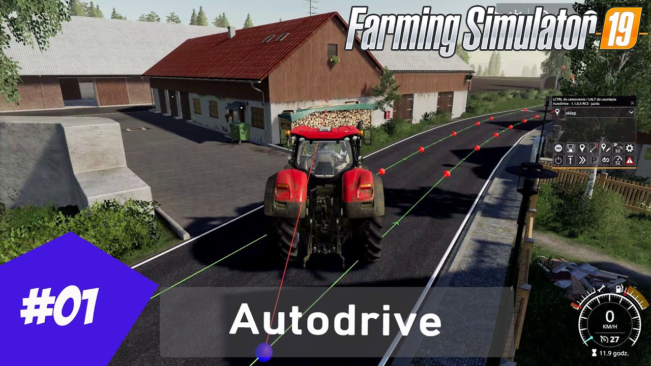 #FS19 |#17 #autodrive | #Poradnik | #mod | Autodrive - automatyzacja ...