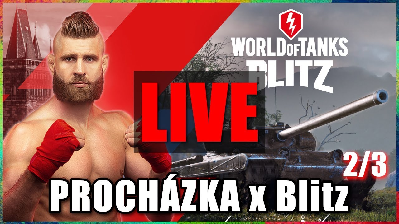 🔴 Jirka Procházka x WoT Blitz | Stream 2/3 | 🇨🇿 Vz. 55 [3.500 avgDMG & 75% WR session] - YouTube
