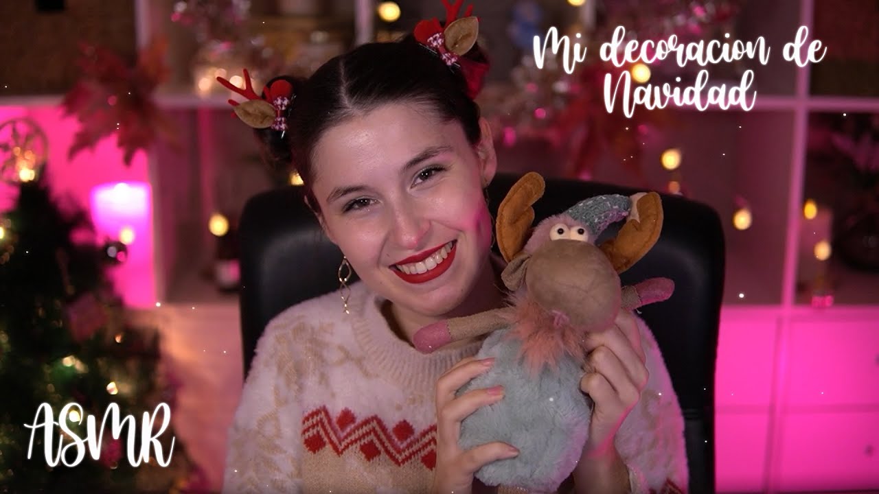 ASMR | Con mi decoración de Navidad 🎄 | BlueYeti - YouTube