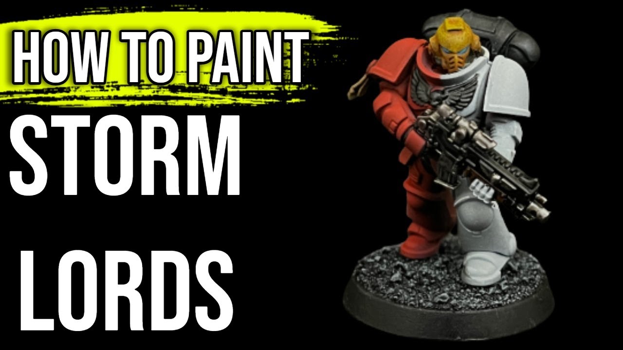 Paint Storm Lords on Easy-Mode | Space Marines Split Scheme - YouTube