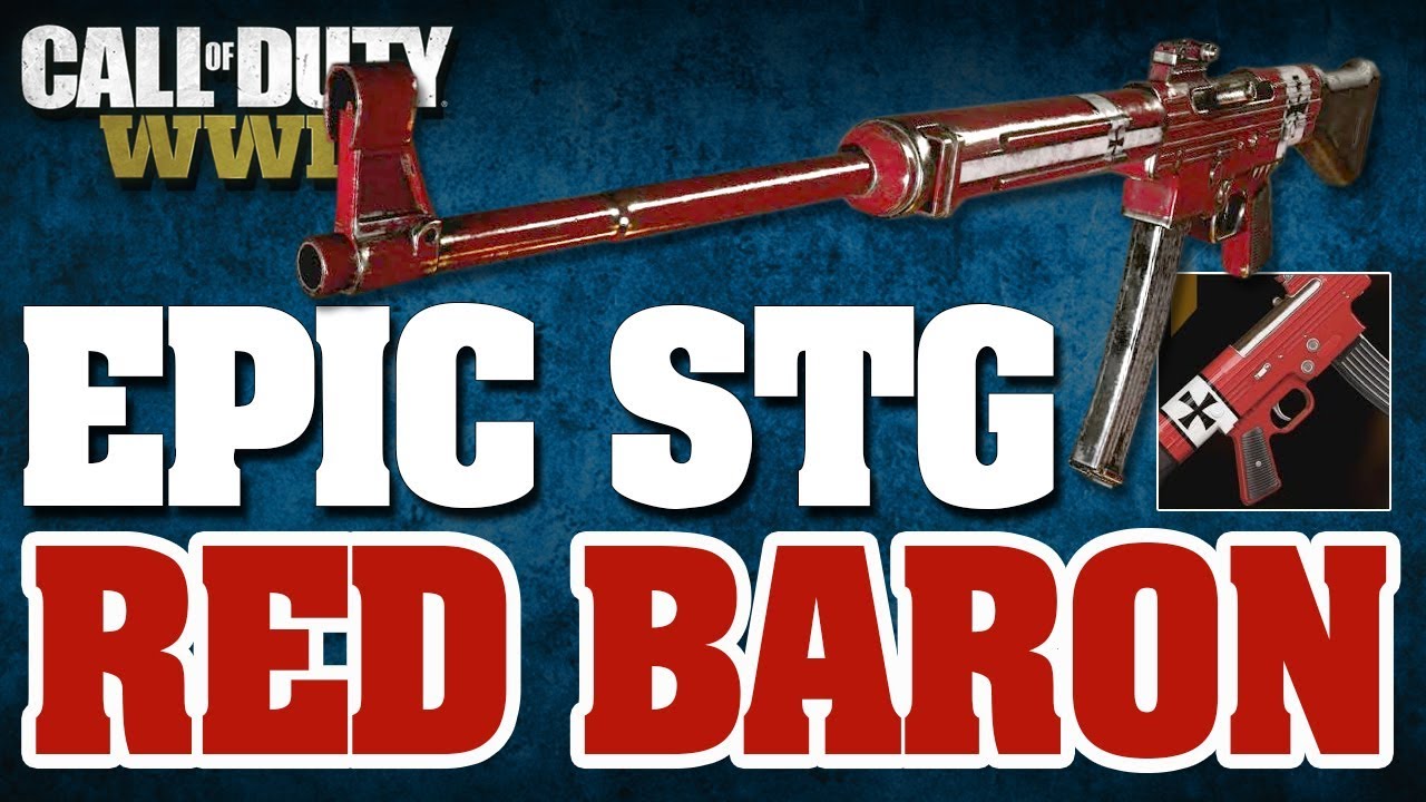 Epic STG44 Red Baron Variant - The Best Looking Paintjob In CoD WW2 ...