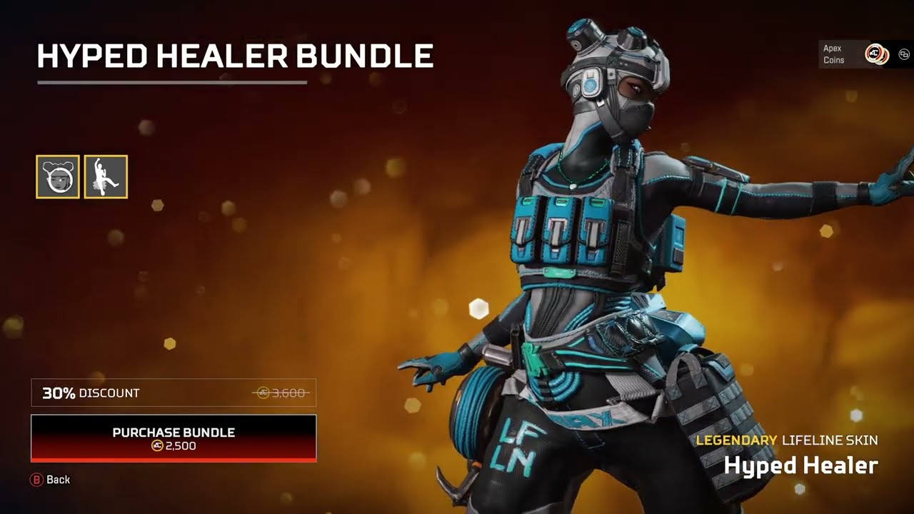 New Recolor for Lifeline (Hyped Healer), S14 Store Update. [Apex ...