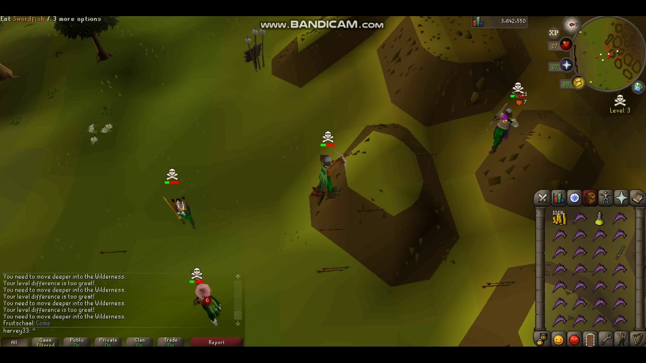 OSRS F2P Pking with hill giant lub and event RPG - YouTube
