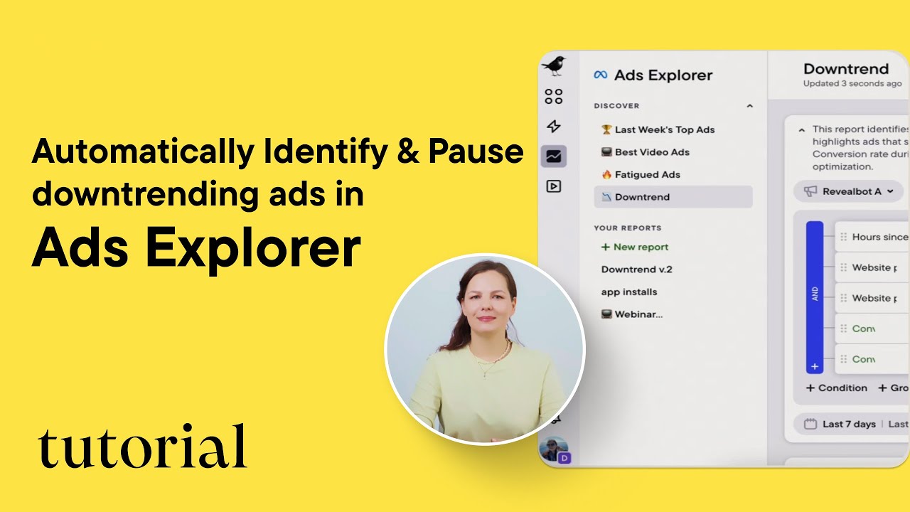 Identify downtrending ads in Ads Explorer and pause them automatically - YouTube