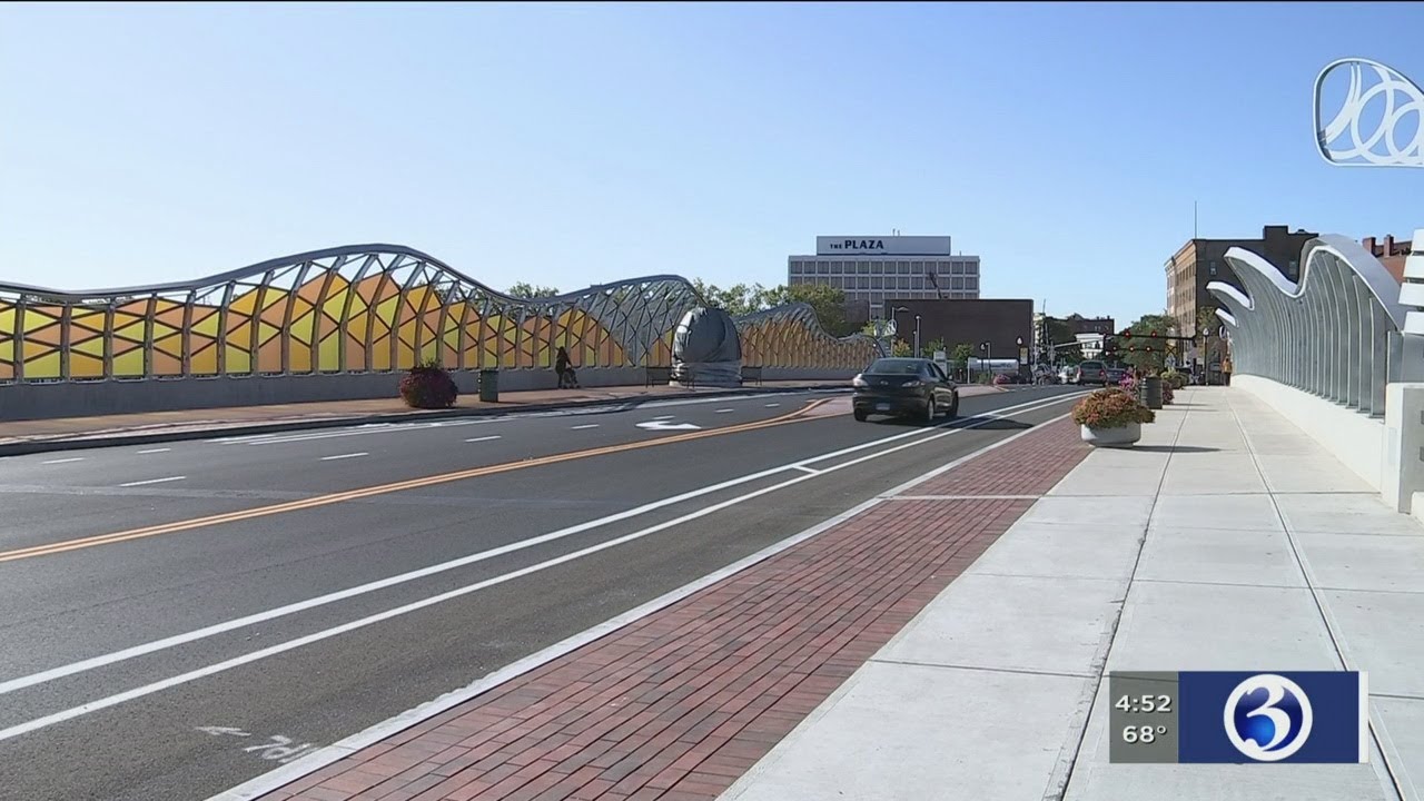 New Britain unveils new beehive bridge - YouTube