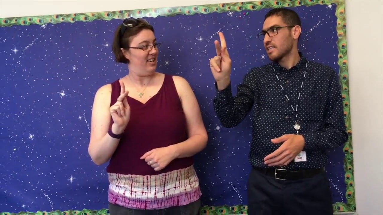 ABCs in Signing Exact English and Moroccan Sign Language - YouTube