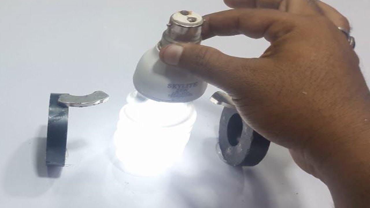 Make 100% Free Energy Light Bulbs 230V Using Magnets - science projects ...