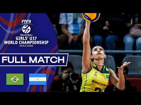 Brazil vs. Argentina - Pool Play | Girls' U17 World Championship - 2026