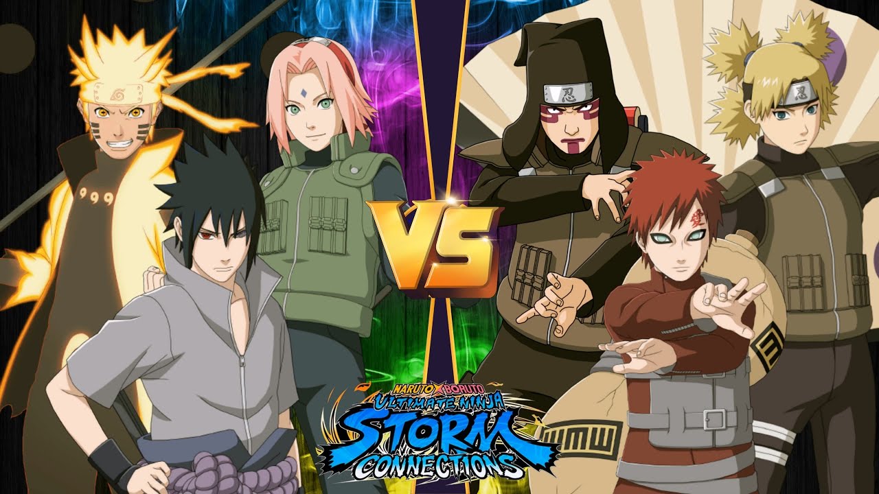 【Naruto Team VS Gaara Team Three-member team battle】 NARUTO X BORUTO ...